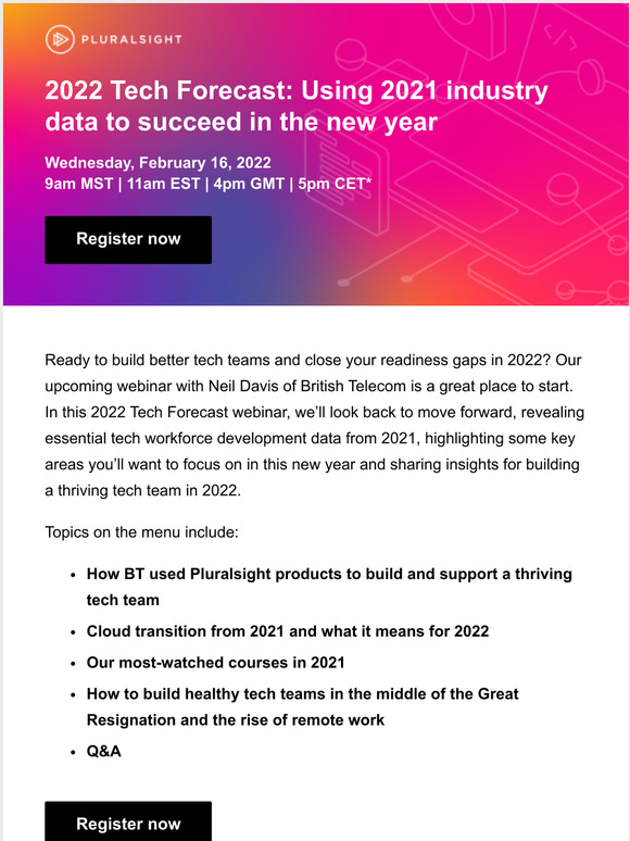 Pluralsight: Build better tech teams in 2022 | Milled