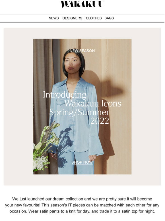 Wakakuu: Introducing Wakakuu Icons Spring/Summer 2022 | Milled