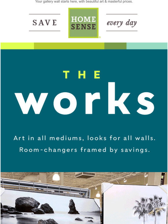 Homesense: Exhibit A: Amazing savings on art. | Milled