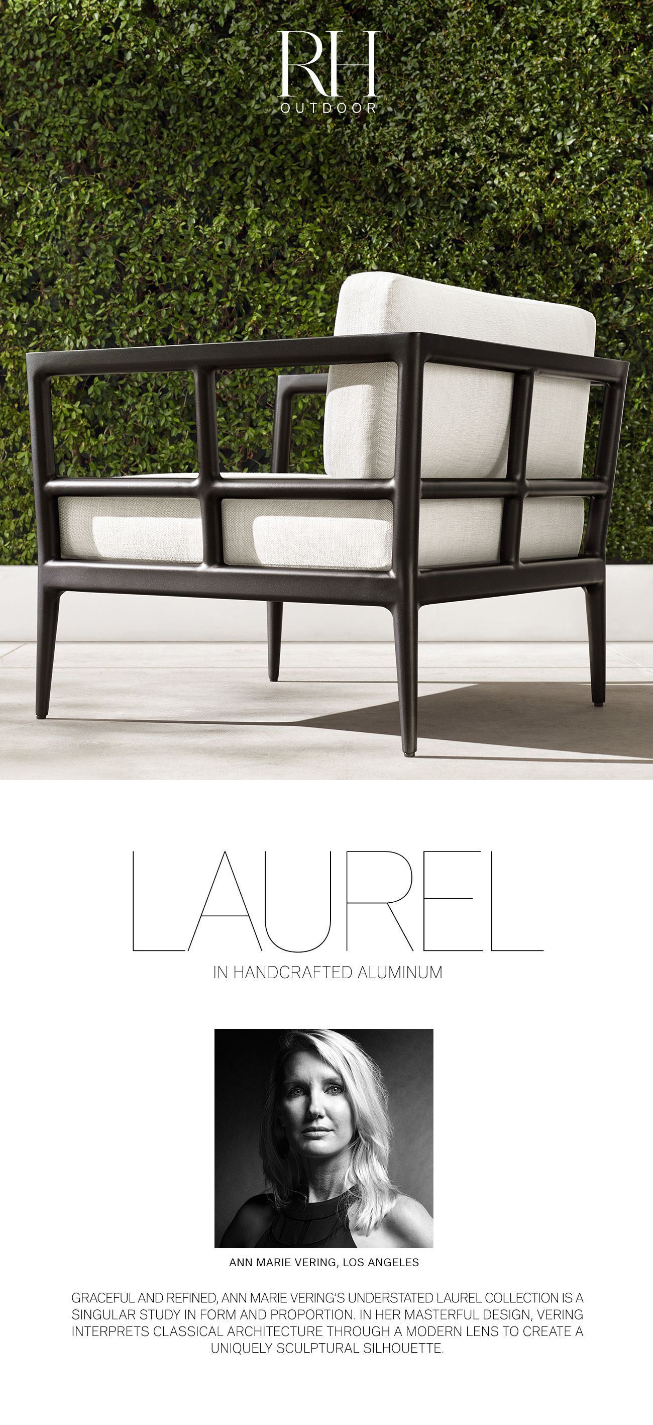 Restoration Hardware: Laurel & Greystone. Classic Outdoor Collections ...