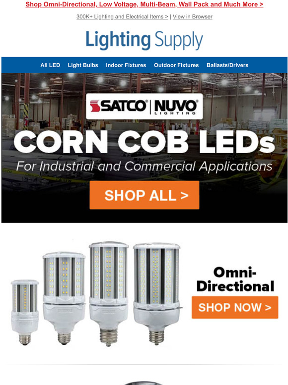 Lighting Supply: High Intensity Corn Cob LEDs - Huge Selection! | Milled