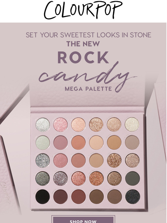 ColourPop: Mega Moment: NEW Rock Candy Palette | Milled