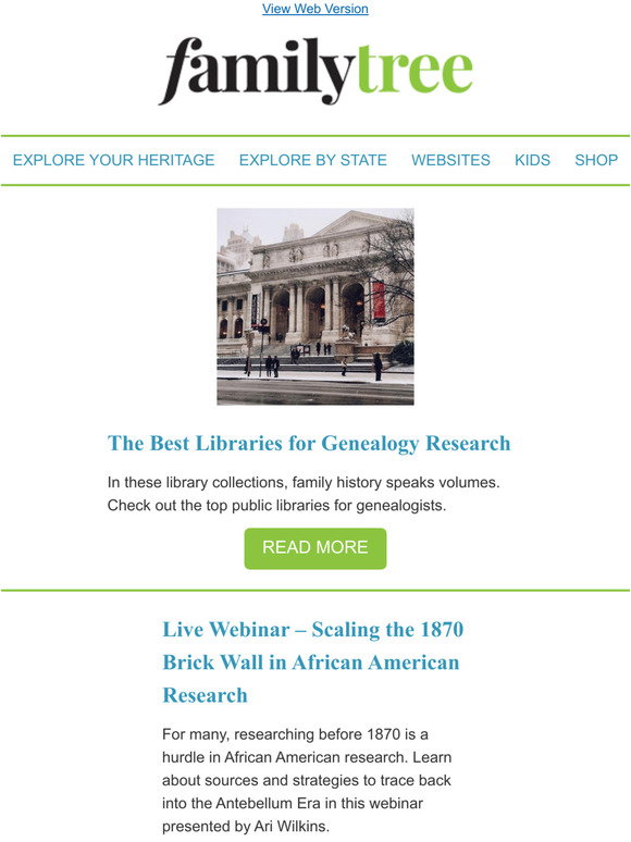 Family Tree Magazine: What are the best libraries for genealogy ...