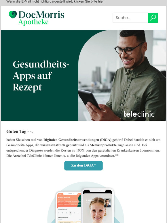 DocMorris: Entdecken Sie die Gesundheits-Apps auf Rezept | Milled