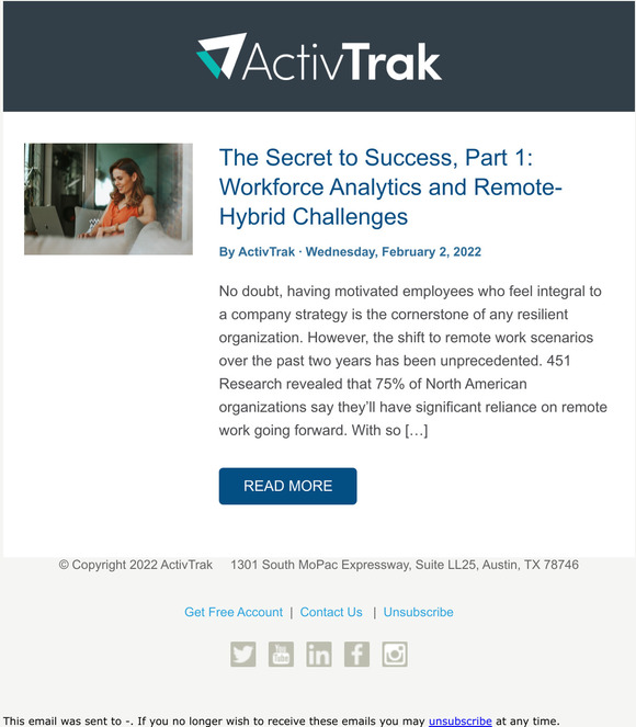 ActivTrak: New Workforce Productivity Blogs from ActivTrak | Milled