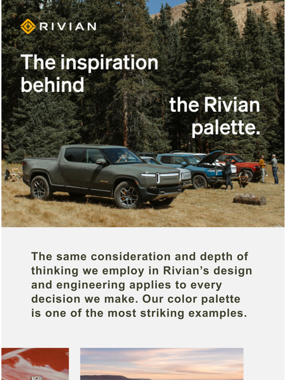 Rivian: How Nature Inspired Rivians Colors | Milled