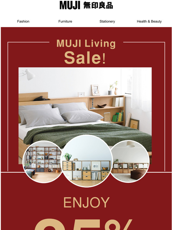 MUJI: Muji Living Sale! Enjoy 25% OFF on selected items | Milled