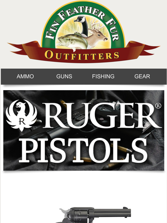 Fin Feather Fur Outfitters: Ruger Pistols! | Milled