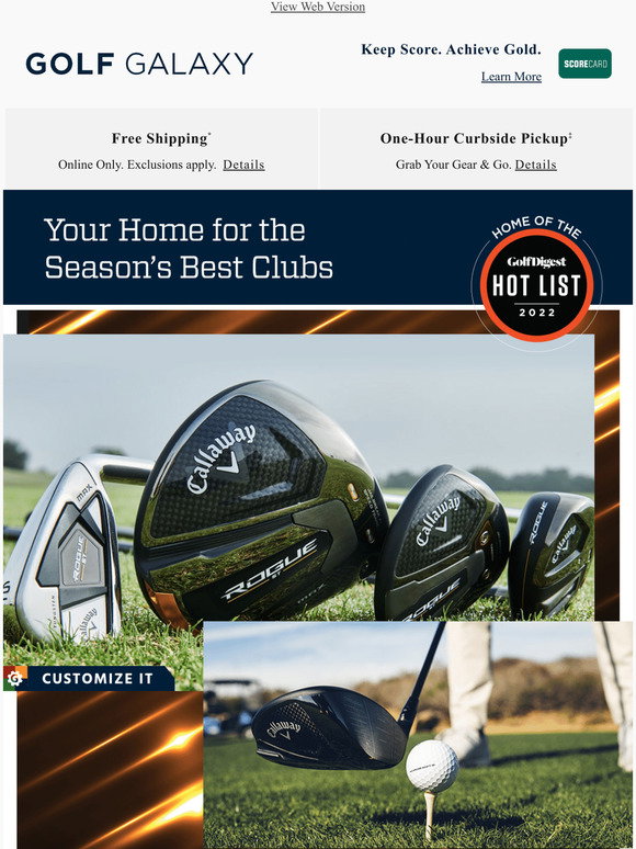 Golf Galaxy: These clubs are on the Hot List... | Milled