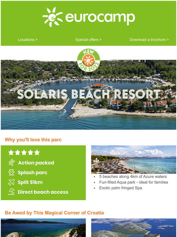 KeyCamp: New for 2022 | Beautiful Croatian 5* Resort | Milled