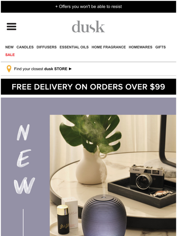 Dusk: Introducing our NEW MoodMist Diffuser! | Milled