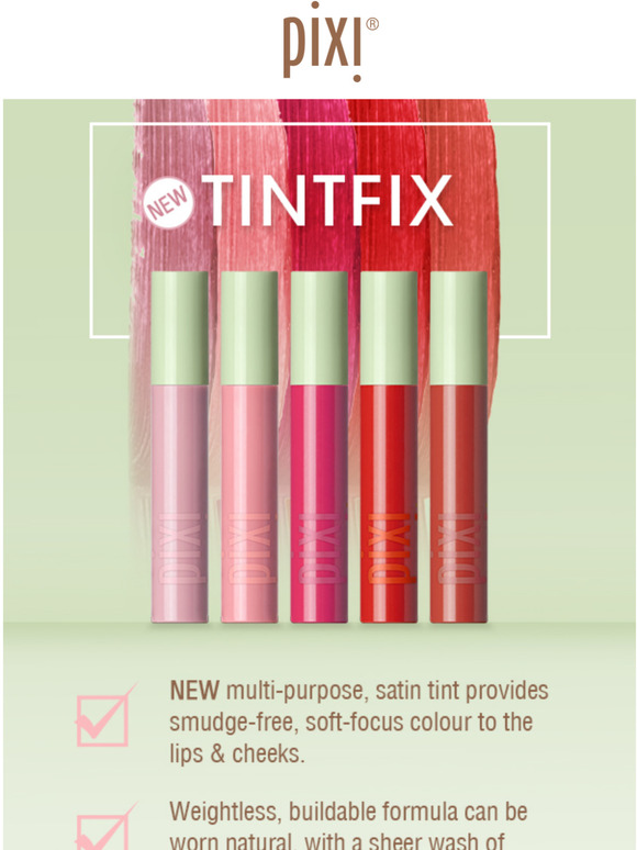 Pixi: NEW TintFix! Smooth & Hydrating Tint In A Tube | Milled