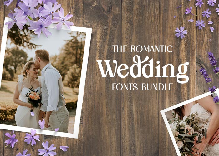 Pixelo: [Just Landed] 170 Romantic Wedding Fonts Bundle! | Milled