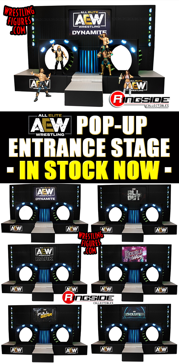 Ringside Collectibles: AEW Entrance Stage - Pop Up In Stock! | Milled