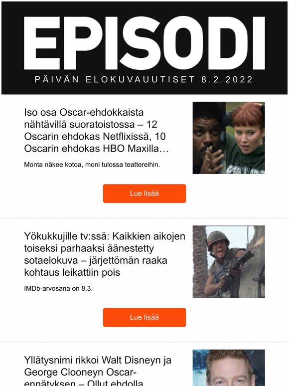 Popmedia: Iso osa Oscar-ehdokkaista nhtvill suoratoistossa 12 Oscarin ehdokas Netflixiss, 10 ...