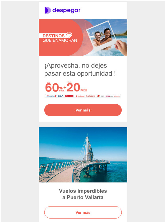 Despegar Mexico: Destinos que enamoran Compra tus vacaciones con estas ofertas | Milled