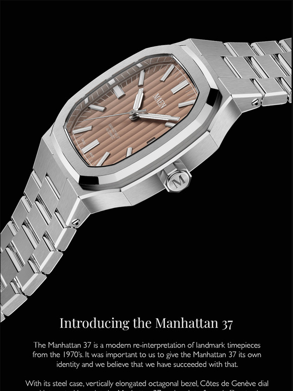 MAEN Watches: Introducing the Manhattan 37 | Milled