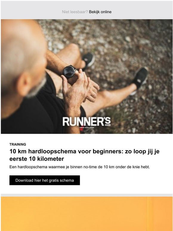Runner's World: 10 km hardloopschema voor beginners: zo loop jij je ...
