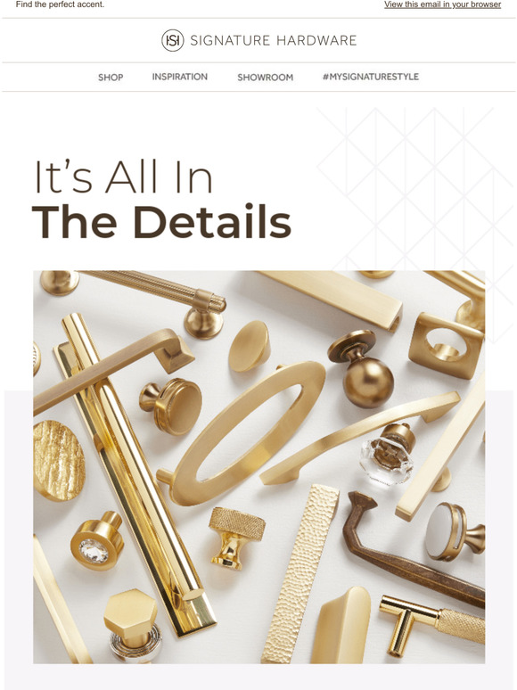 Signature Hardware: The Finishing Touch: Hardware That Pulls the Room ...