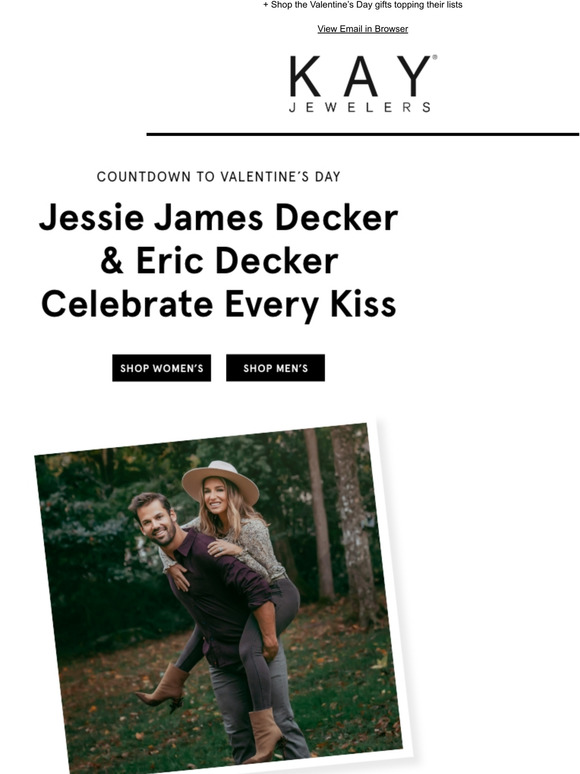 Kay Jewelers: Celebrate Every Kiss with Jessie James Decker and Eric ...