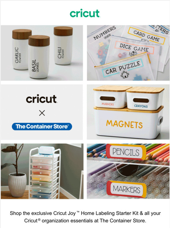 Cricut: Cricut Is Now At The Container Store | Milled