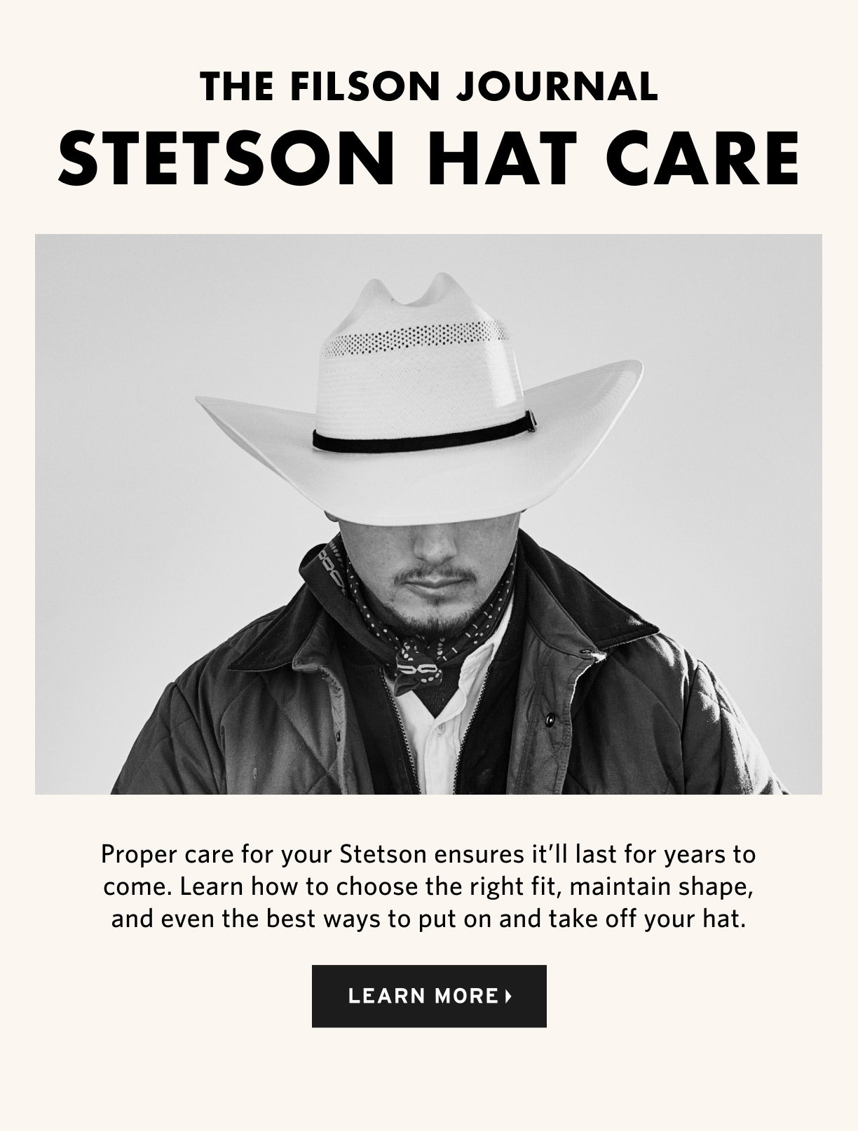 Filson: Filson x Stetson Restocked | Milled