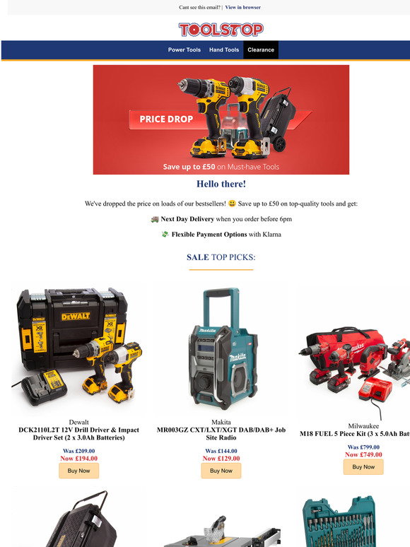 Toolstop: Major SALE on Must Have Tools! | Milled