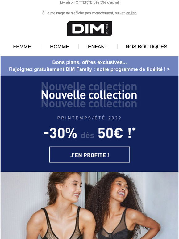 DIM: NEW ! -30% ds 50 sur notre nouvelle collection ! | Milled