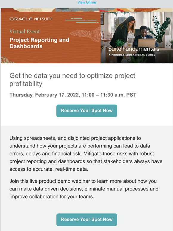 NetSuite: Project Reporting and Dashboards | Milled