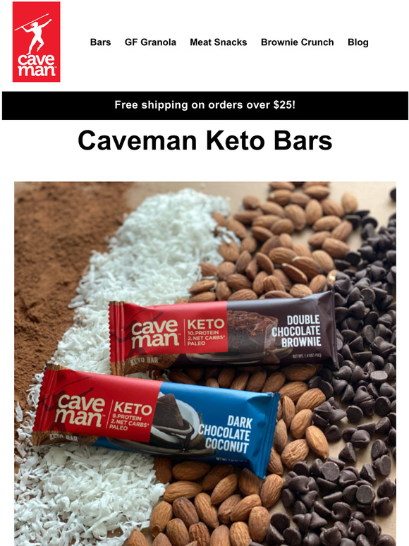 Caveman Foods: These NEW bars are the Keto a healthy snack | Milled