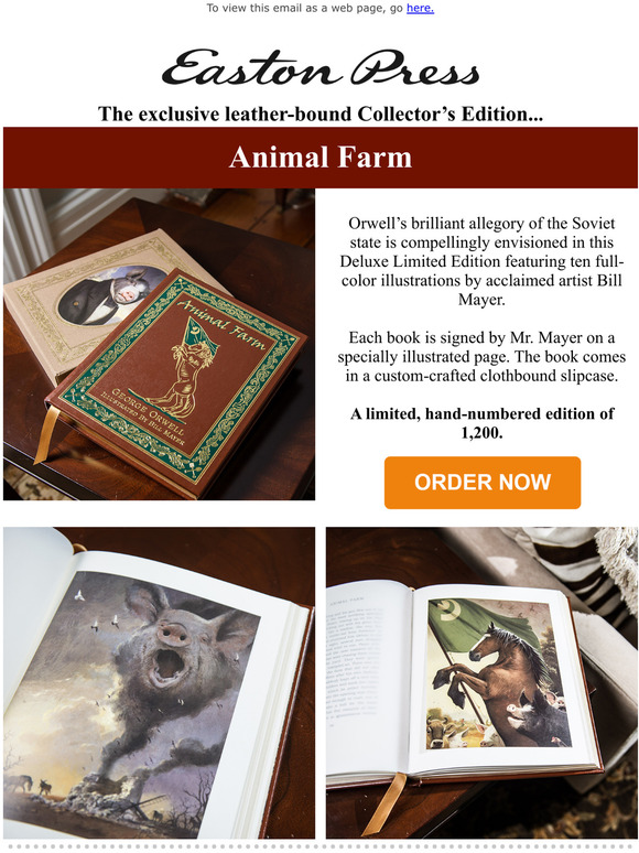 Easton Press: Animal Farm - a limited edition of 1,200 | Milled