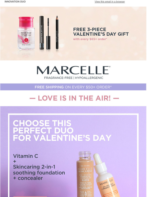 Marcelle: The perfect duo for glamorous skin | Milled