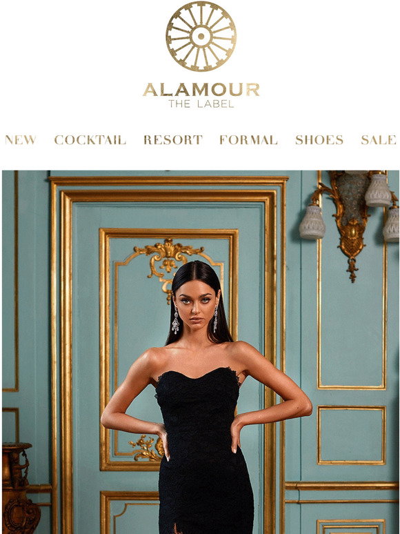 Alamour The Label: Classic & Elegant Black Gowns | Milled