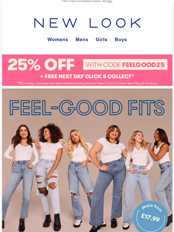 New Look Email Newsletters: Shop Sales, Discounts, and Coupon Codes