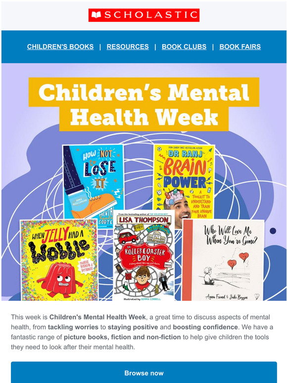Scholastic: Engaging books for Children's Mental Health Week | Milled