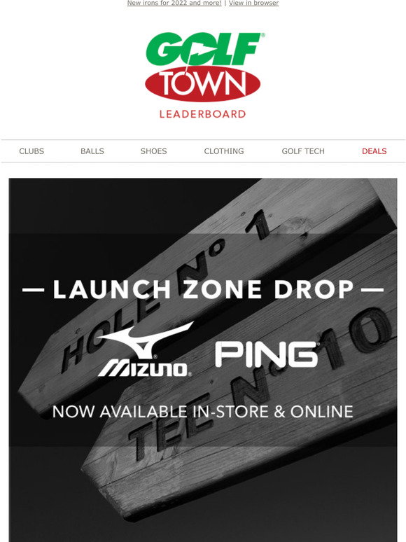 Golf Town: Launch Zone Drop | Mizuno & PING | Milled