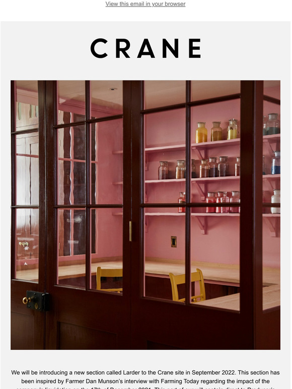 Crane Cookware: Larder - a step in a new direction for Crane | Milled