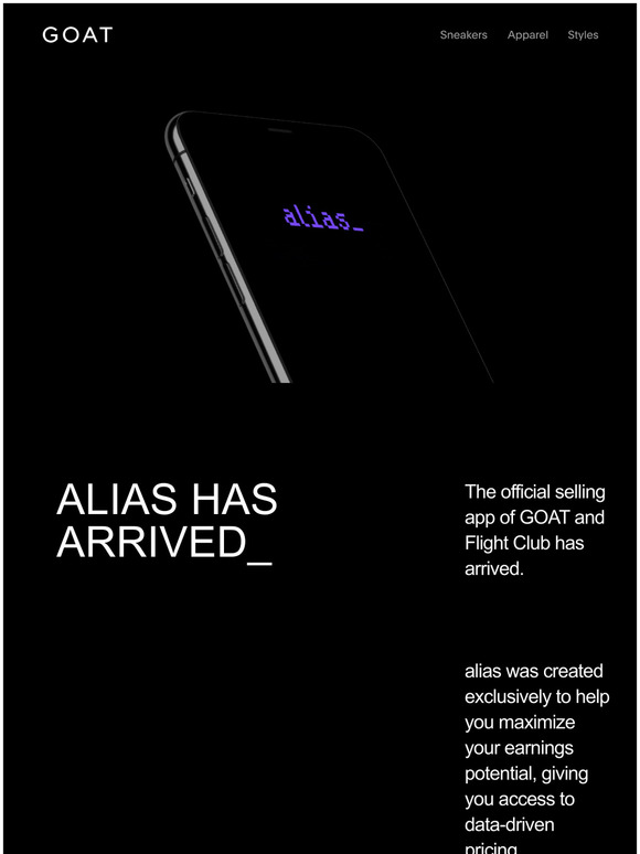 GOAT: [SEED] Introducing alias in Asia | Milled