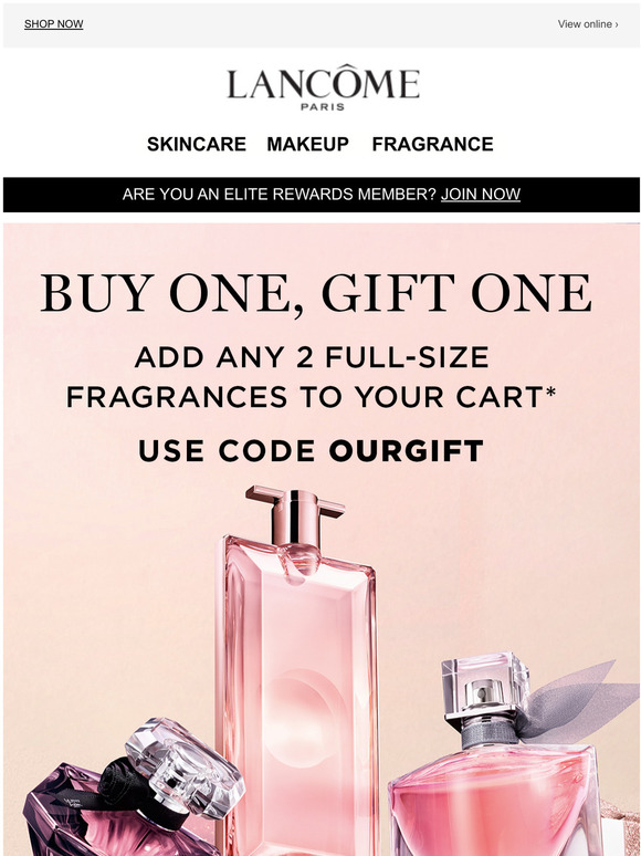 Lancôme: For You & Your Loved One Buy One, Gift One is Here! | Milled