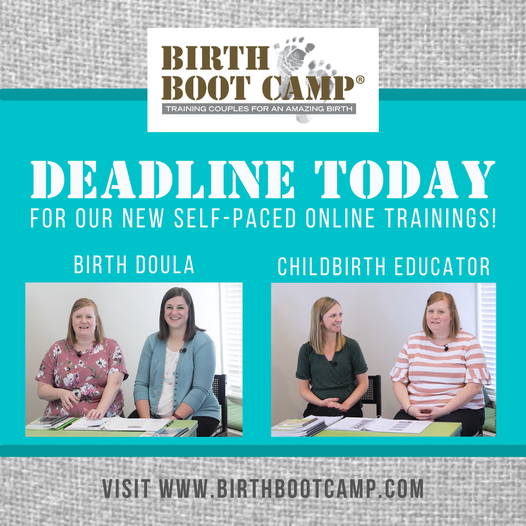 Birth Boot Camp: Ready to start your birth career? Today is the LAST day! | Milled