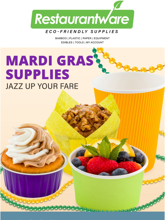 restaurantware.com: It's Party Time! Shop Mardi Gras Supplies | Milled