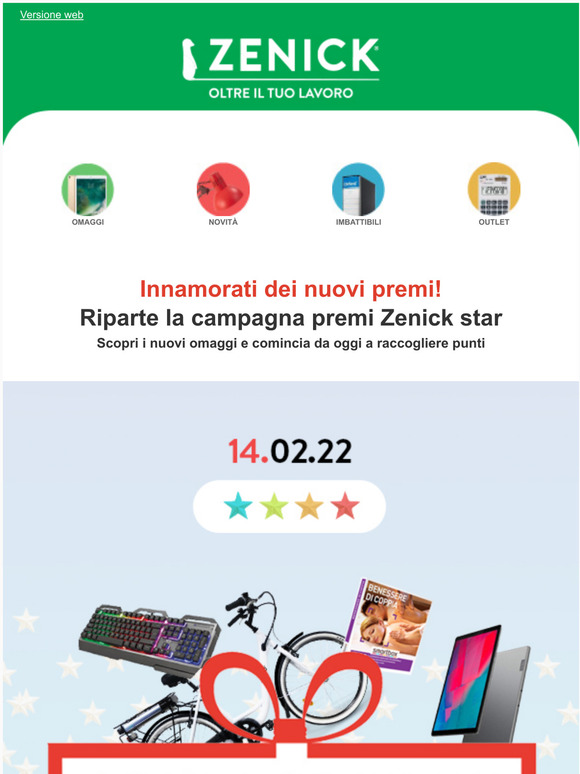 Zenick: Scopri il nuovo catalogo premi Zenick Star, lo amerai! | Milled