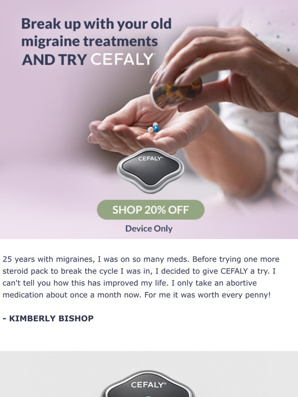 Cefaly: Break up with your old migraine treatments and try CEFALY | Milled