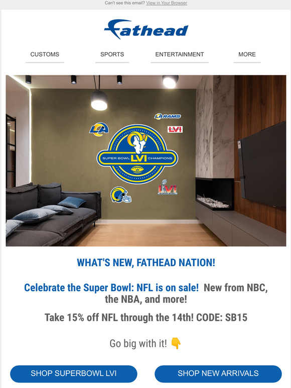 Fathead: What's new at Fathead? | Milled