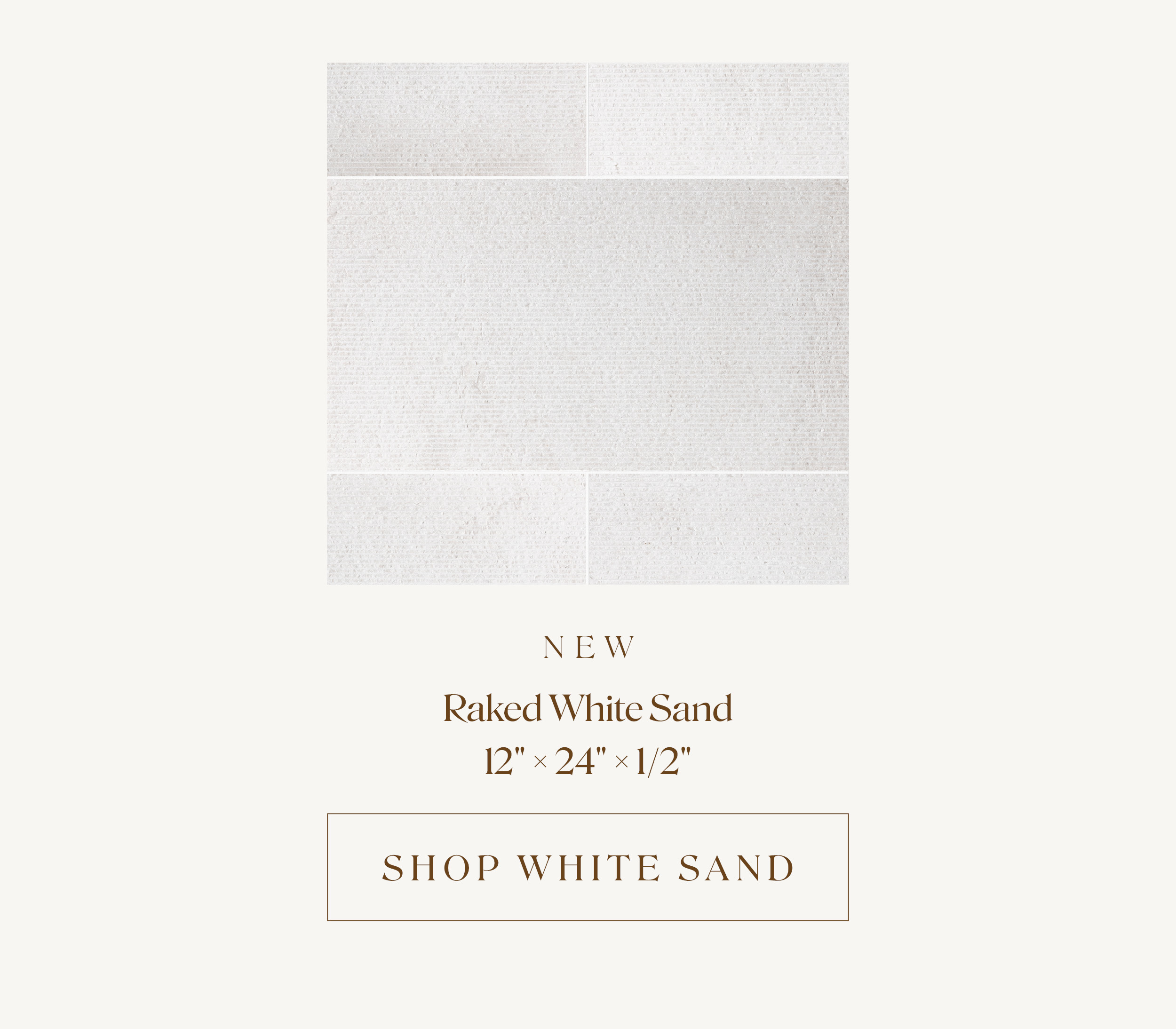 Artistic Tile: Explore Raked Lilac & White Sand | Milled