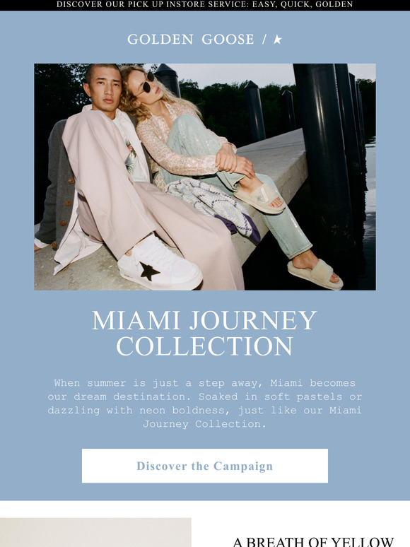 Golden Goose: From our Miami Journey Collection, a formal informality ...