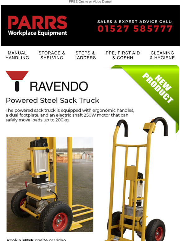Parrs: NEW Powered Sack Truck by Ravendo | Milled