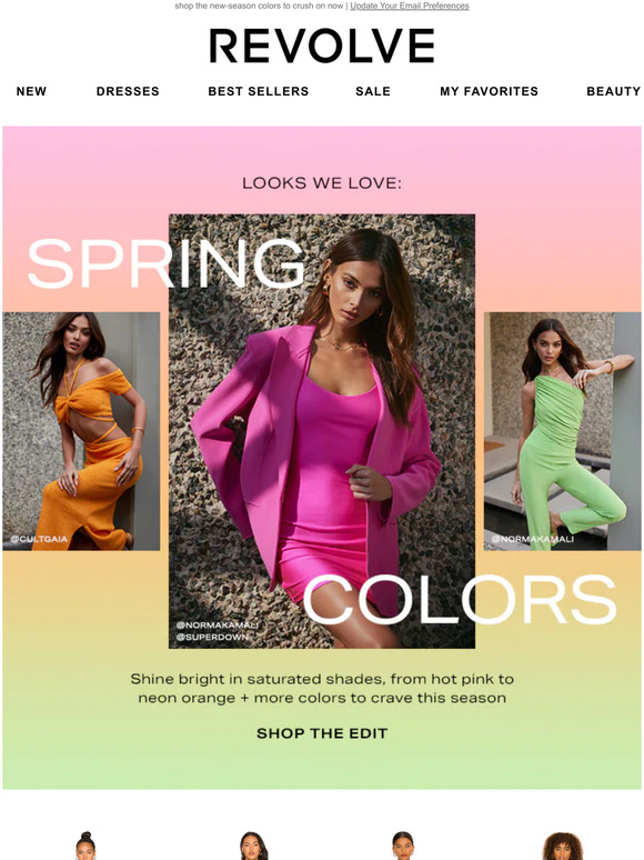 REVOLVE: trending for spring: | Milled