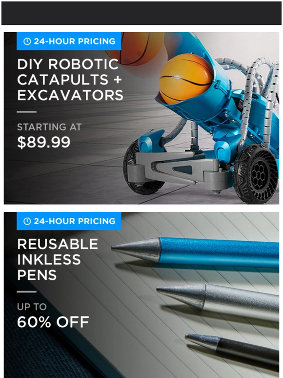 Touch of Modern: 24 hrs Only: DIY Robotic Catapults, Up to 50% Off LED ...