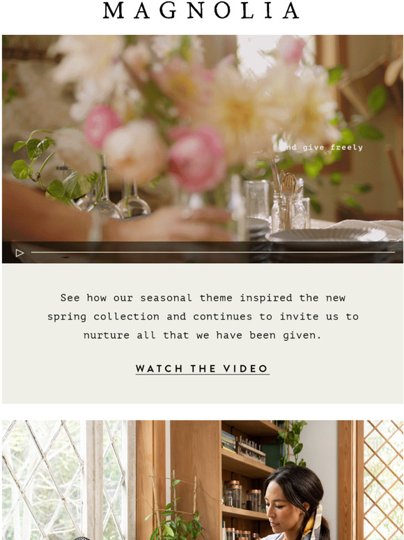 Magnolia Email Newsletters: Shop Sales, Discounts, and Coupon Codes